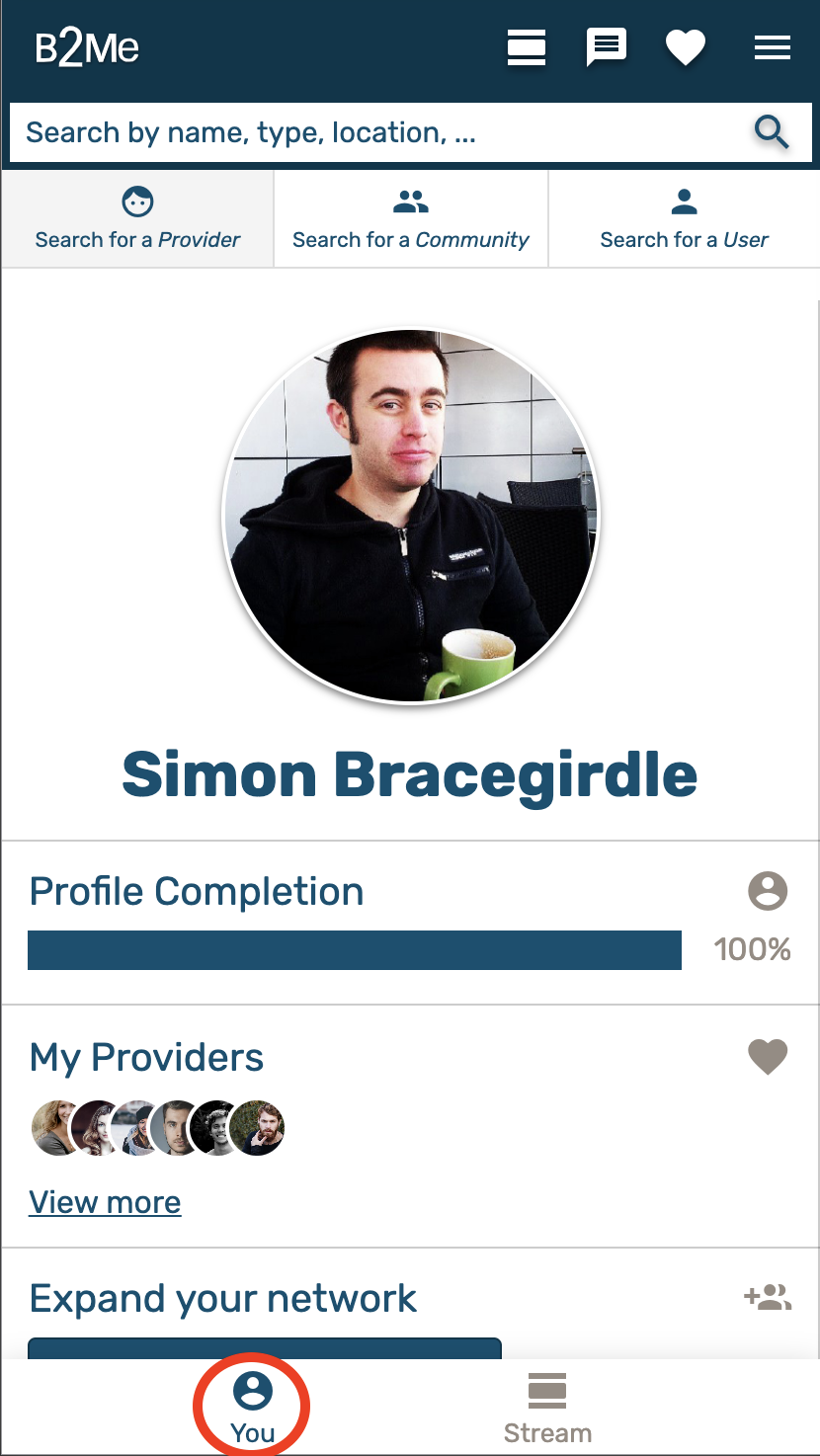 B2Me Activity Stream – B2Me Australia